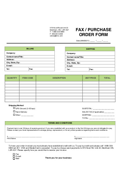 FREE 56+ Order Form Samples, PDF, MS Word, Google Docs, Excel