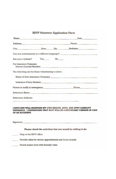 FREE 50+ RSVP Forms in PDF | MS Word