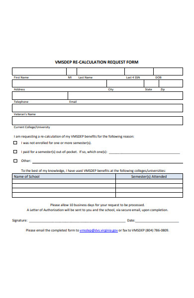 FREE 31+ Calculation Forms in PDF | MS Word