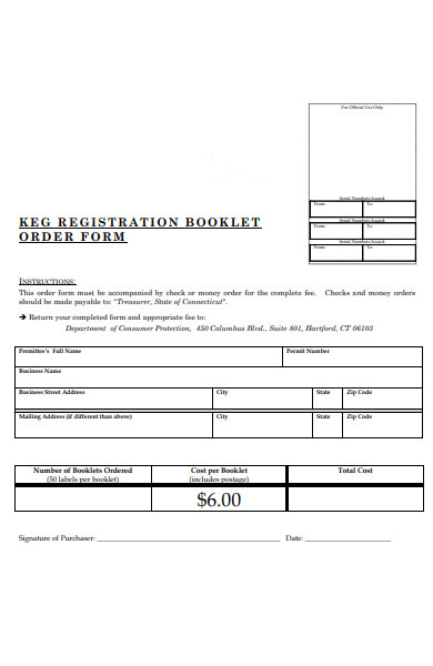 FREE 31+ Book Order Forms in PDF | MS Word | Excel