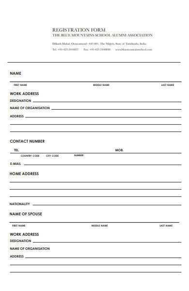 FREE 43+ Alumni Forms in PDF | MS Word | Excel