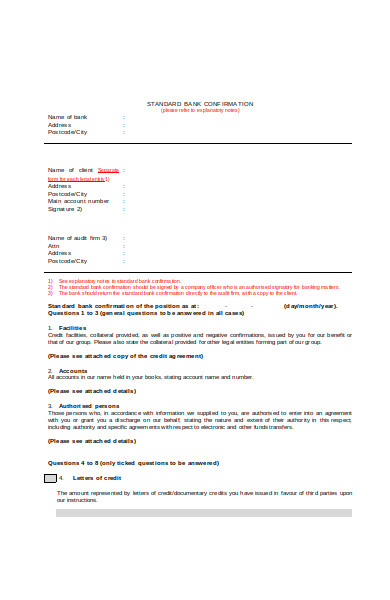 FREE 34+ Banking Form Samples, PDF, MS Word, Google Docs