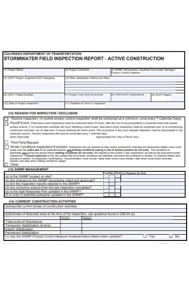 FREE 56+ Inspection Form Samples, PDF, MS Word, Google Docs, Excel
