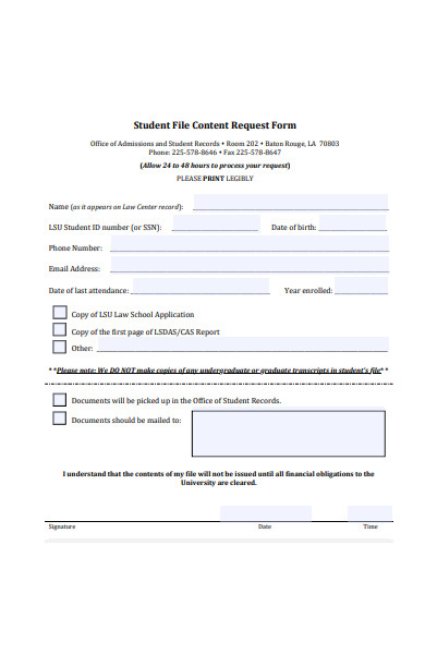 FREE 32+ Content Forms in PDF | MS Word | Excel