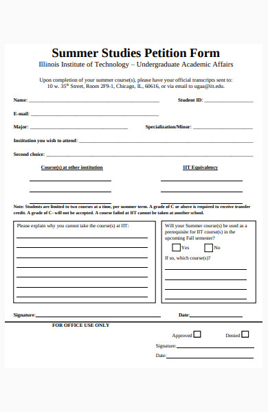 FREE 51+ Petition Forms in PDF | MS Word