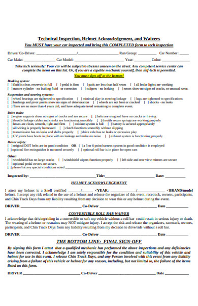 FREE 56+ Inspection Form Samples, PDF, MS Word, Google Docs, Excel