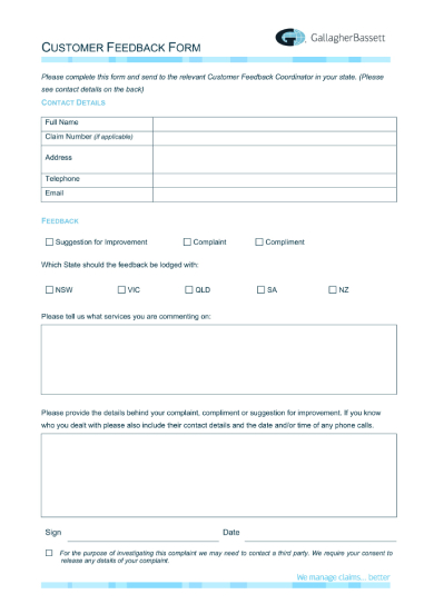 FREE 6+ Automobile Buyer Feedback Forms in PDF