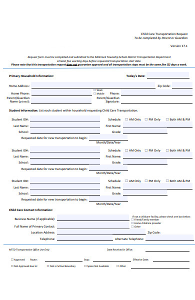 FREE 36+ Transportation Request Form Samples, PDF, MS Word, Google Docs ...