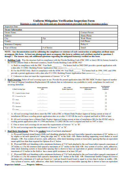 FREE 56+ Inspection Form Samples, PDF, MS Word, Google Docs, Excel