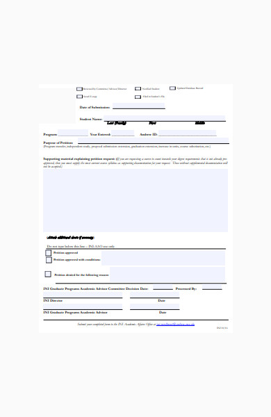 FREE 51+ Petition Forms in PDF | MS Word