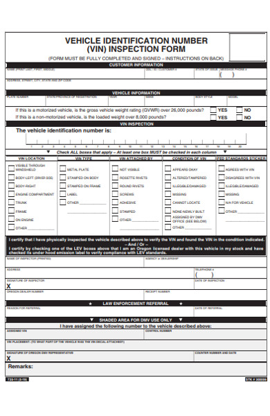 FREE 56+ Inspection Form Samples, PDF, MS Word, Google Docs, Excel