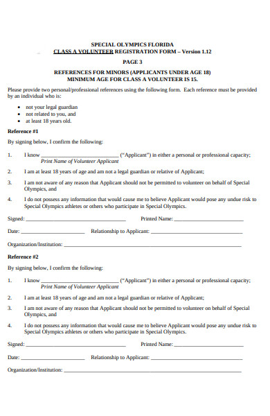 FREE 51+ Volunteer Forms in PDF | MS Word | Excel