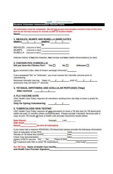 FREE 51+ Volunteer Forms in PDF | MS Word | Excel