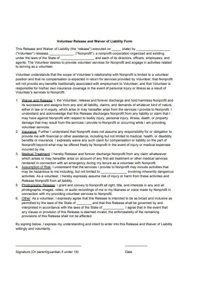 FREE 51+ Volunteer Forms in PDF | MS Word | Excel