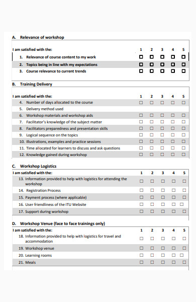 FREE 51+ Feedback Form Samples in PDF | MS Word | Excel