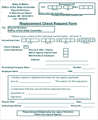 FREE 6+ Replacement Request Forms in PDF | MS Word