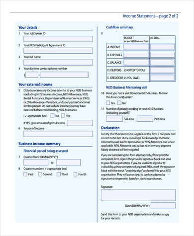 FREE 7+ Contemporary Business Statement Samples in PDF