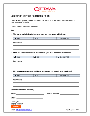 FREE 8+ Retail Customer Feedback Forms in PDF