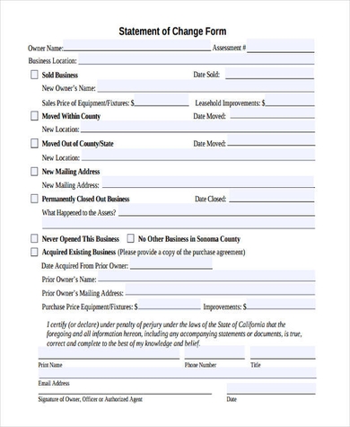 FREE 7+ Contemporary Business Statement Samples in PDF