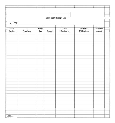 FREE 11+ Daily Cash Log Samples, PDF, MS Word, Google Docs, Excel