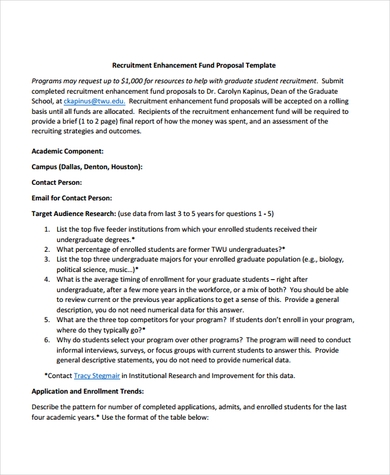 FREE 5+ Recruitment Proposal Samples in PDF