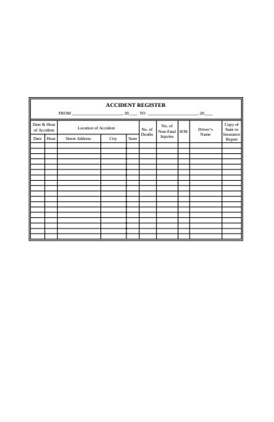 FREE 32+ Accident Forms in PDF | MS Word | XLS