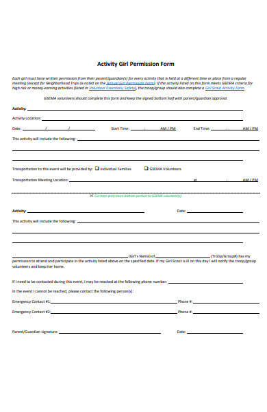 FREE 34+ Permission Forms in PDF | MS Word