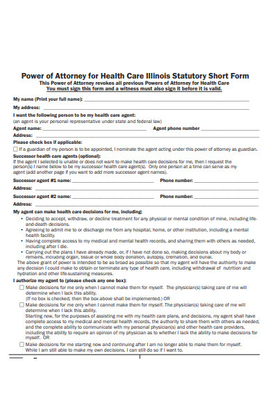 FREE 50+ Attorney Forms in PDF | MS Word