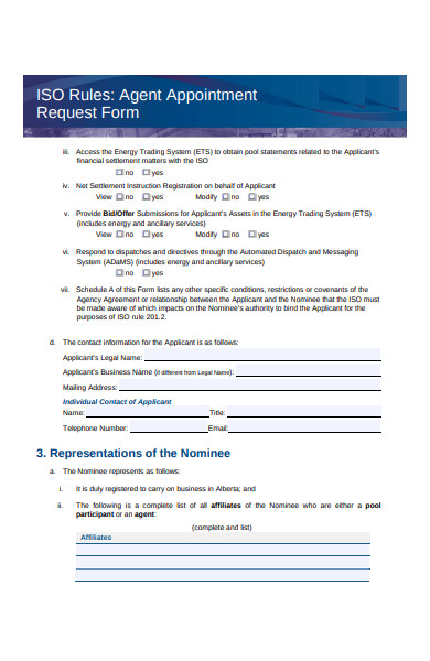 FREE 52+ Appointment Request Forms in PDF | MS Word | XLS