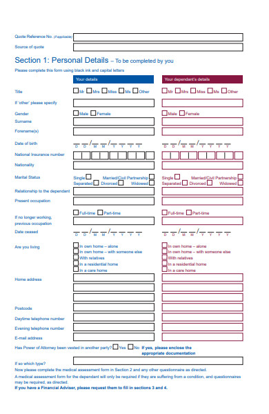 FREE 57+ Quotation Form Samples, PDF, MS Word, Google Docs, Excel