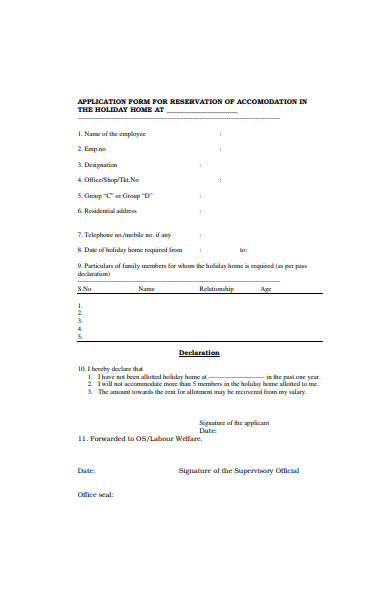 FREE 32+ Holiday Forms in PDF | MS Word