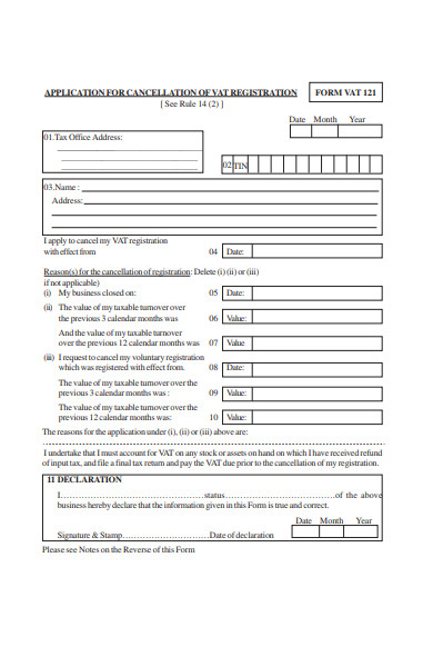 FREE 51+ Cancellation Forms in PDF | MS Word