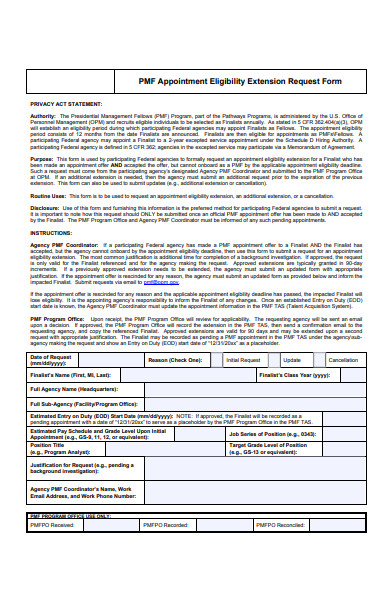 FREE 52+ Appointment Request Forms in PDF | MS Word | XLS