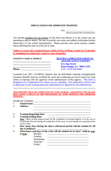 FREE 46+ Training Form Samples, PDF, Word, Google Docs, Excel