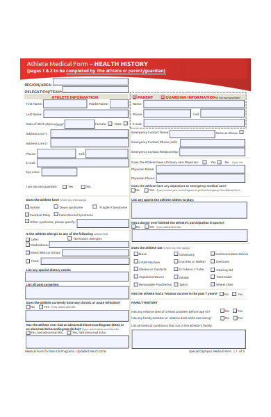 FREE 50+ Medical Forms in PDF | XLS