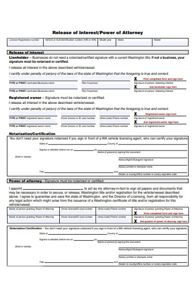 FREE 50+ Attorney Forms in PDF | MS Word