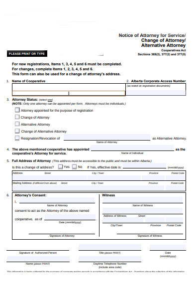 FREE 50+ Attorney Forms in PDF | MS Word