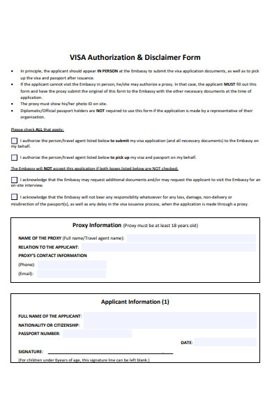 FREE 54+ Disclaimer Form Samples, PDF, MS Word, Google Docs