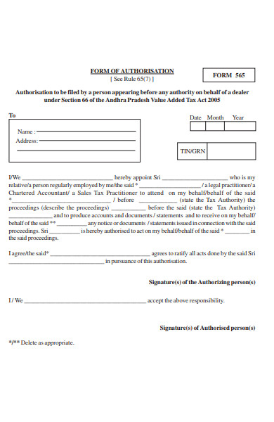 FREE 53+ Authorization Forms in PDF | MS Word | Excel