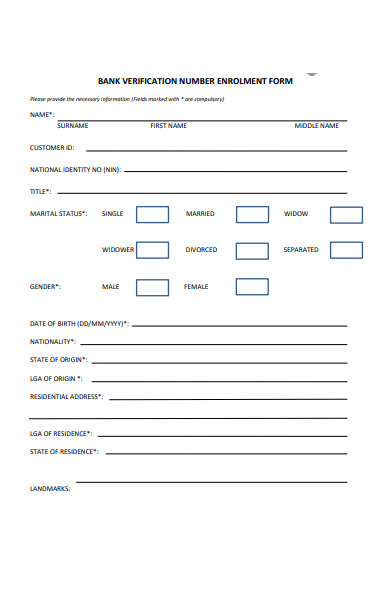 FREE 34+ Enrolment Form Samples, PDF, MS Word, Google Docs