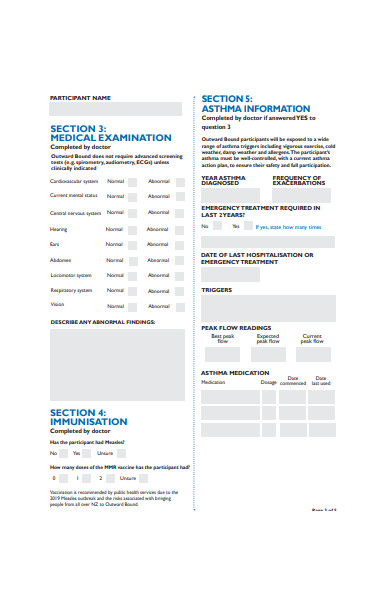 FREE 50+ Medical Forms in PDF | XLS