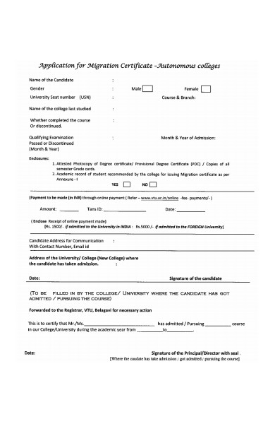 FREE 35+ Migration Form Samples, PDF, MS Word, Google Docs, Excel