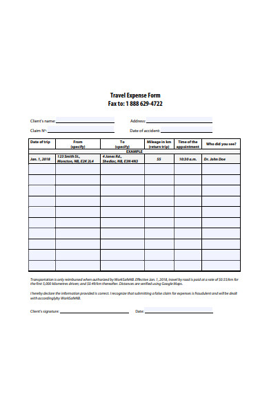 FREE 33+ Expenses Forms in PDF | Ms Word | XLS