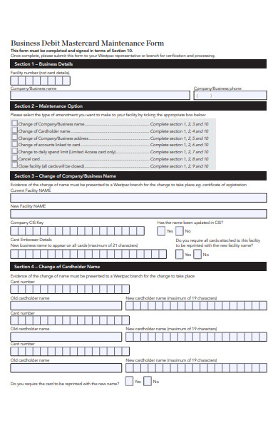 FREE 42+ Maintenance Forms in PDF | MS Word | XLS