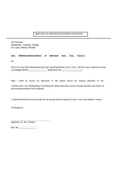 FREE 51+ Cancellation Forms in PDF | MS Word