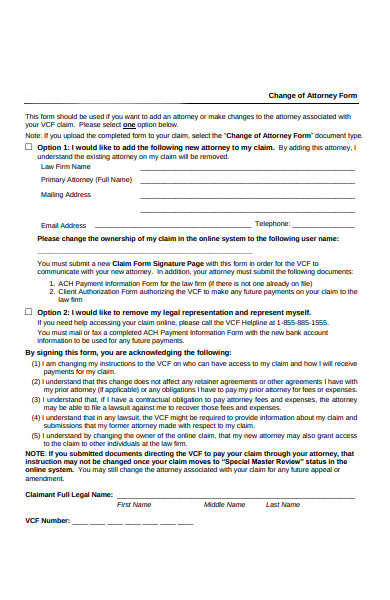 FREE 50+ Attorney Forms in PDF | MS Word