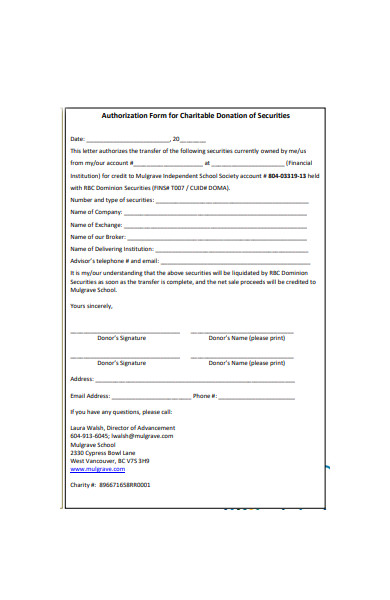 FREE 30+ Nonprofit Forms in PDF | MS Word