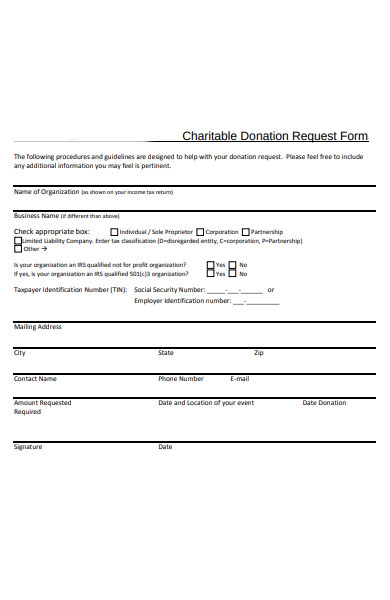 FREE 30+ Nonprofit Forms in PDF | MS Word