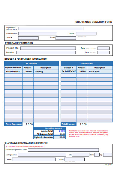 FREE 30+ Nonprofit Forms in PDF | MS Word