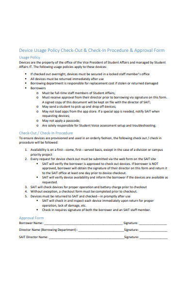 FREE 50+ Check-In Forms in PDF | MS Word